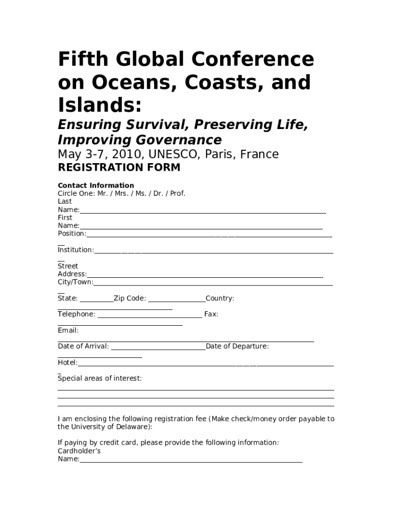Event: Fifth Global Conference on Oceans, Coasts and Islands Doc ... Event: Fifth Global Conference on Oceans, Coasts and Islands Doc ...
