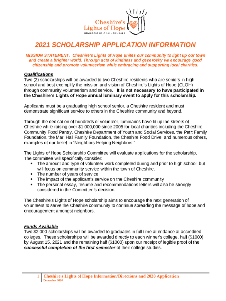 Lights Of Hope Award Anthony, Streeter With Annual ... Doc Template ...