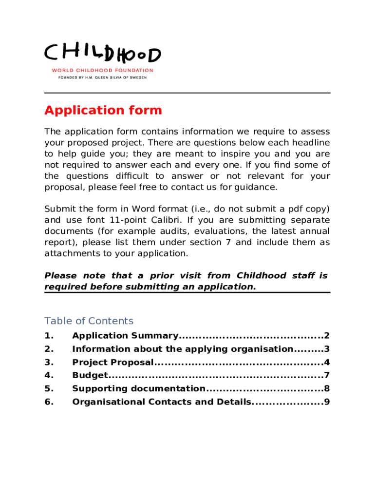 Application for continuation of ongoing projects Doc Template | pdfFiller