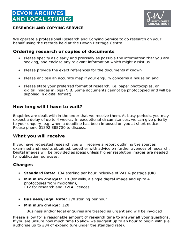 Where to send your completed Research Request Doc Template | pdfFiller