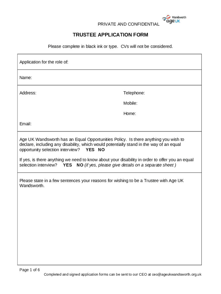 Guidance for completing your application : - Glebe House Doc Template | pdfFiller