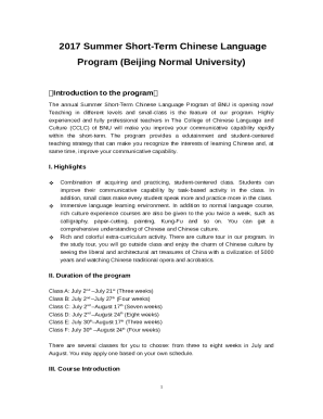 Summer Short-Term Chinese Language ProgramBNU - warwick ac Doc Template ...