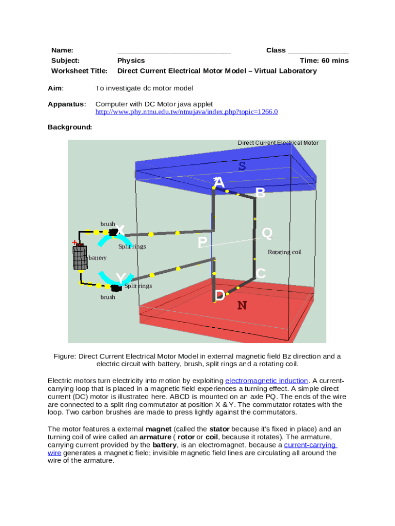 Just curious how electric motors work, specifically DC motors. Doc ...