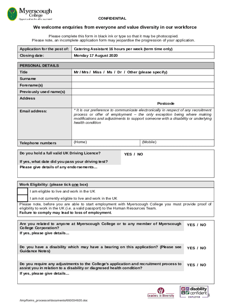 Hello and welcome to your Temporary/Co-Op/ ... Doc Template | pdfFiller