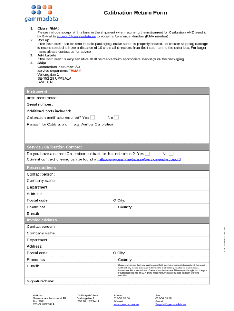 RMA: Learn the Basics of Return Merchandise Authorization Doc Template ...