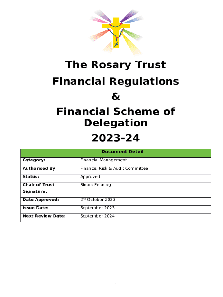 Financial Regulations 2021/22. And Scheme of Delegation Doc Template ...