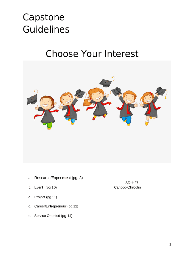 Capstone GuidelinesSchool of Media & Public Affairs Doc Template | pdfFiller