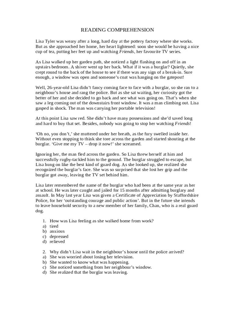 MA Sample Test B2 - SAMPLE TEST B 2 READING Part 1 You... Doc Template ...