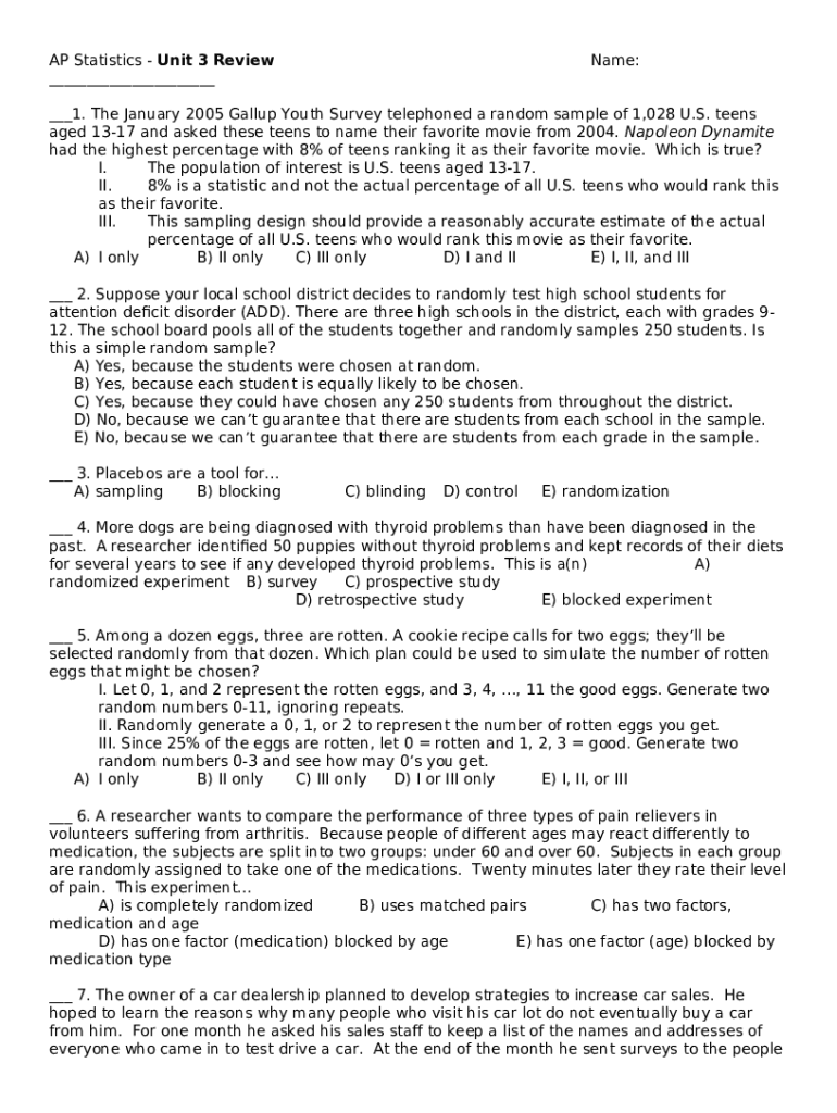 Unit 3 Assesment & Practice Test Multiple Choice Flashcards Doc ...