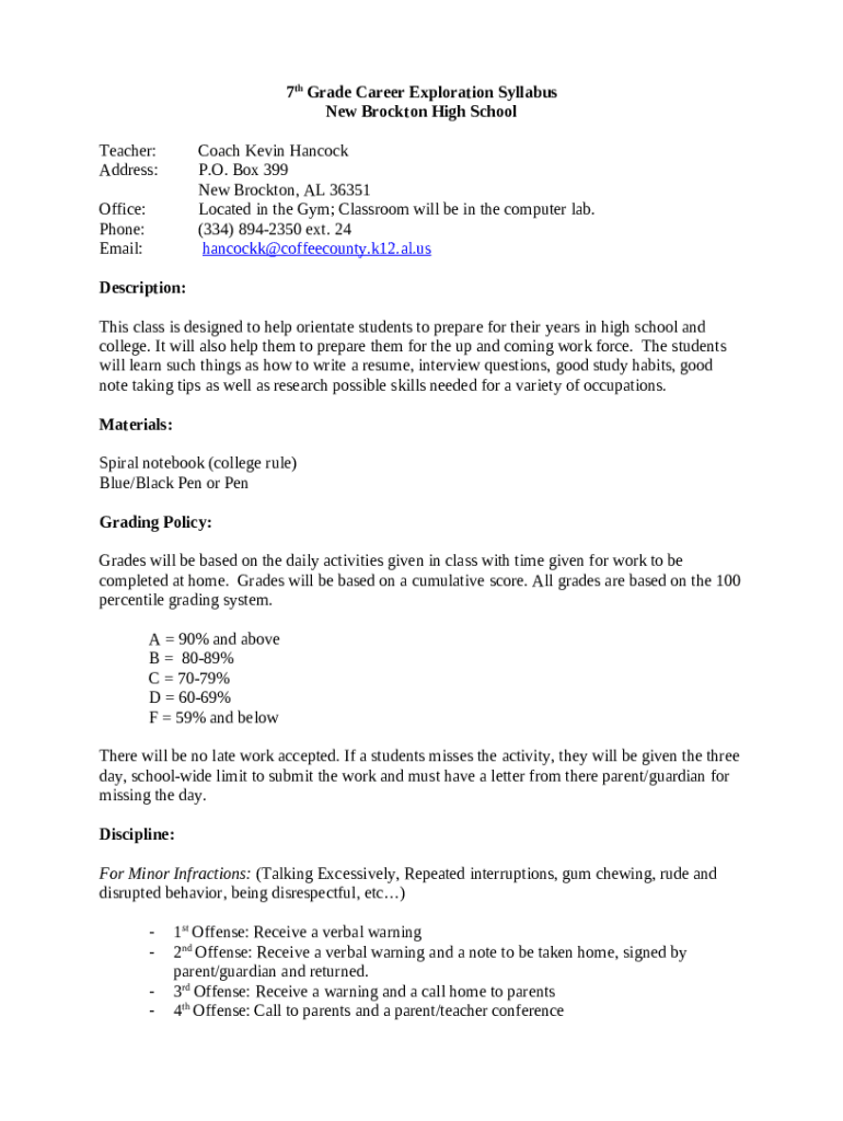 7th Grade Career Exploration - images - images pcmac Doc Template ...