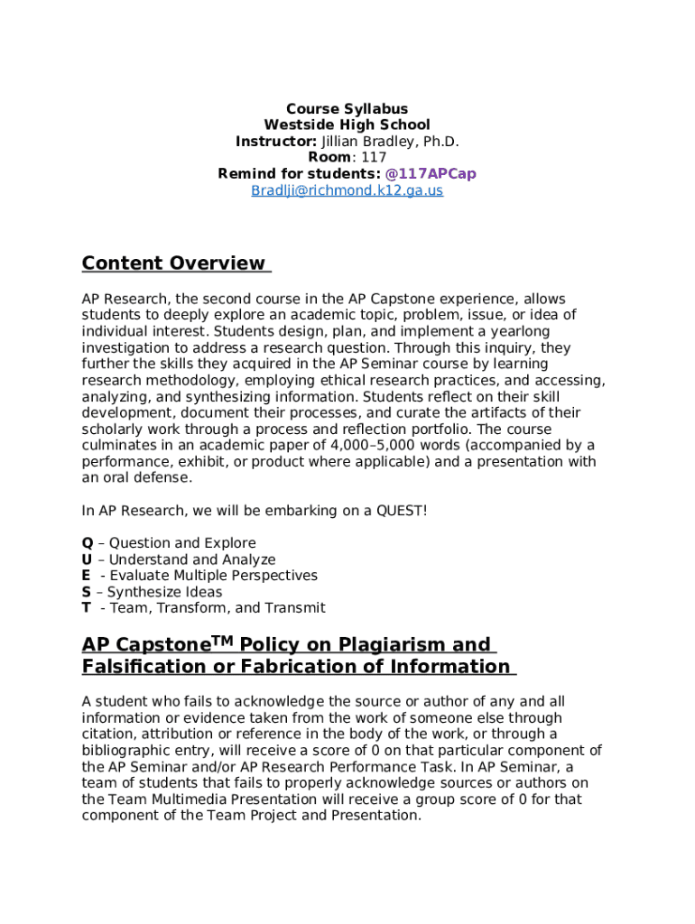 Hatlen, Melissa / AP Seminar Doc Template | pdfFiller