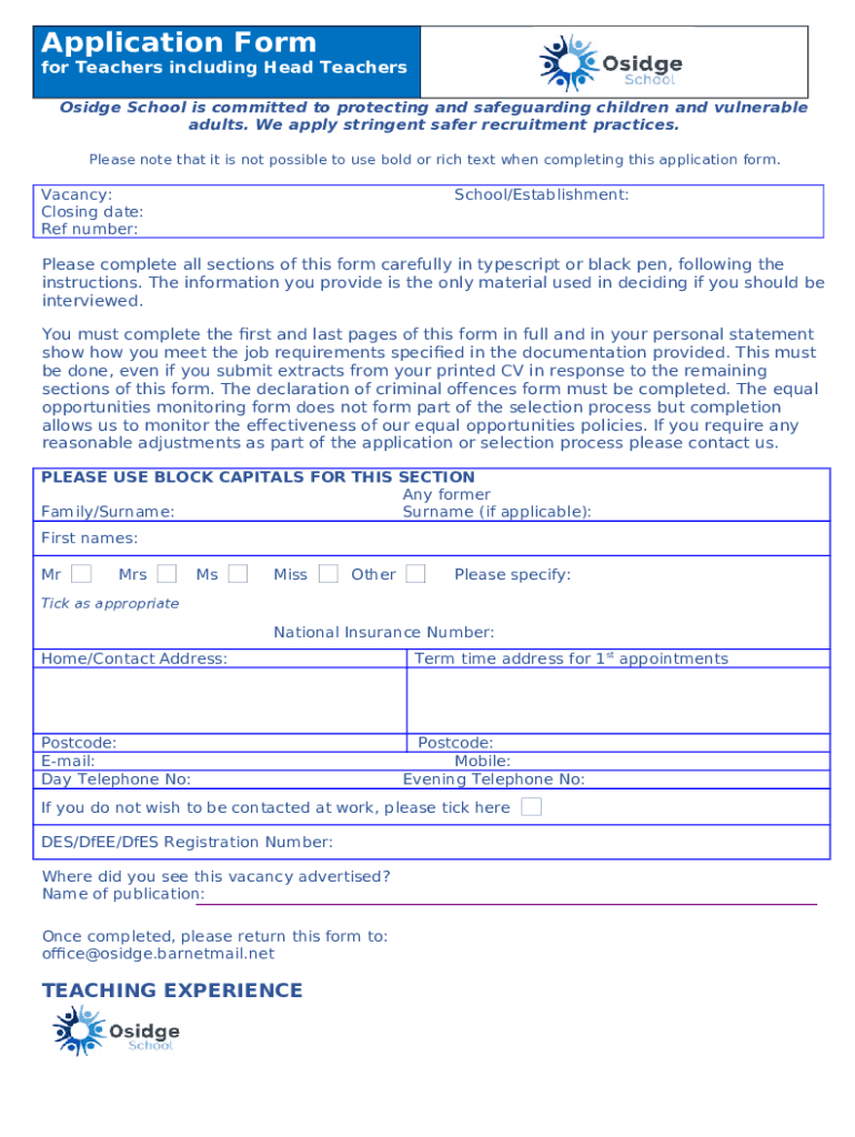 How to implement safer recruitment in schools - Blog Doc Template ...