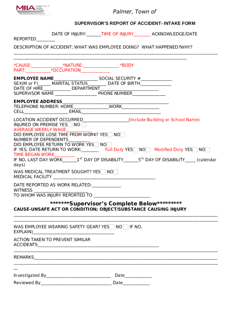 DATE OF INJURY:TIME OF INJURY ACKNOWLEDGE/DATE REPORTED Doc Template ...