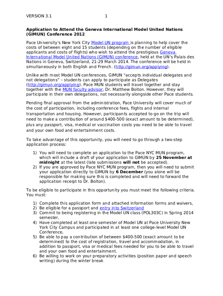 application-to-attend-the-geneva-international-model-united ... Doc ...