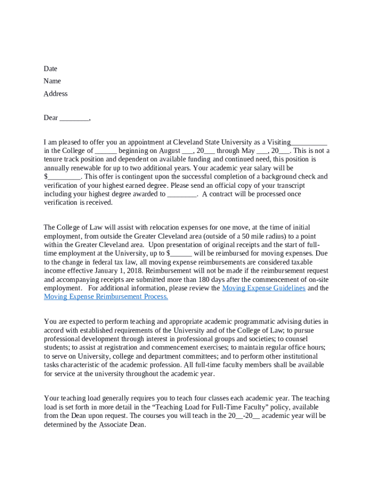 ESL Application Cleveland State University Doc Template | pdfFiller