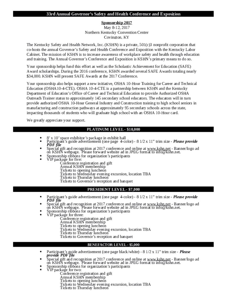 KENTUCKY SAFETY AND HEALTH NETWORK INC - Full Filing Doc Template ...