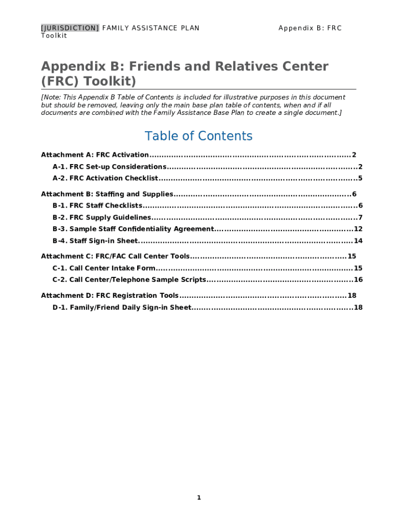 Family Assistance Base Plan Template Doc Template | pdfFiller