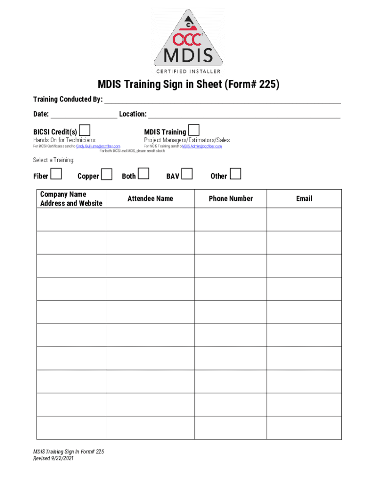 Fillable Online 33 Printable Training Sign In Sheet Forms and Templates ...