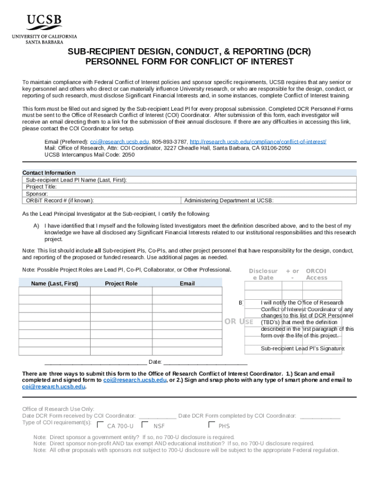 Subrecipient v. Contractor GuidanceUNC Research Doc Template | pdfFiller