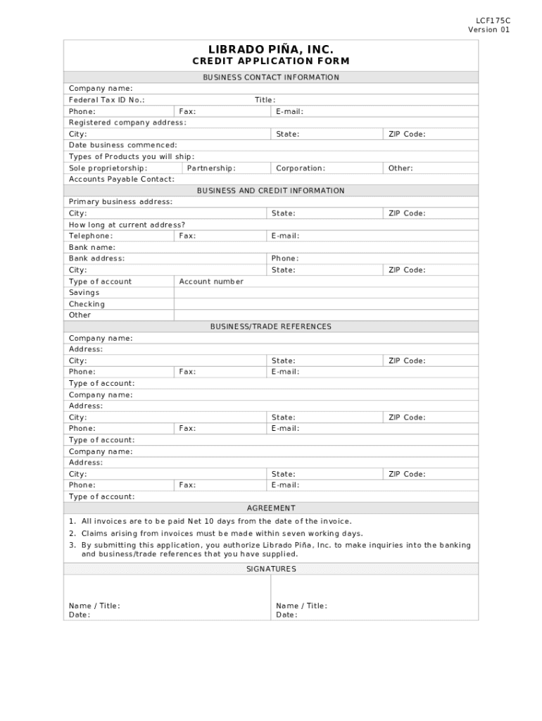 Personal Guarantee & Credit Application Doc Template | pdfFiller