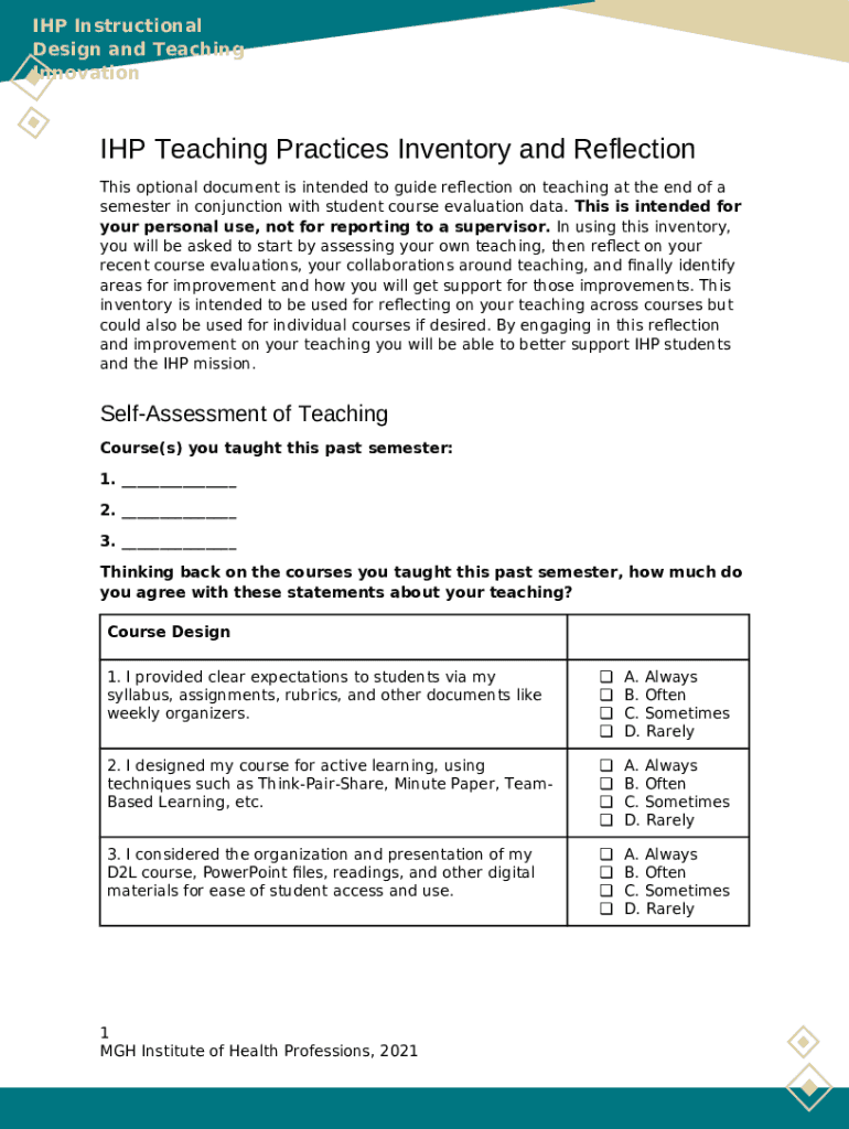 Using Teaching Practices Inventory to Evaluate Mathematics ... Doc ...