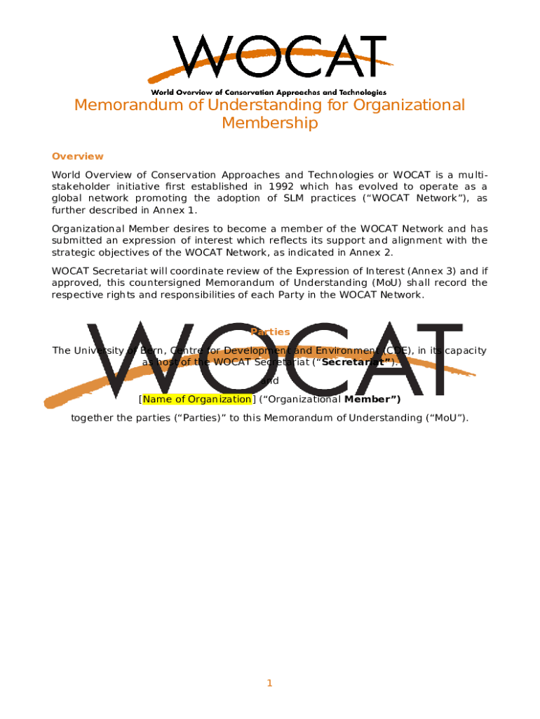 UNFF Secretariat and UNCCD Secretariat sign a new MoU Doc Template ...