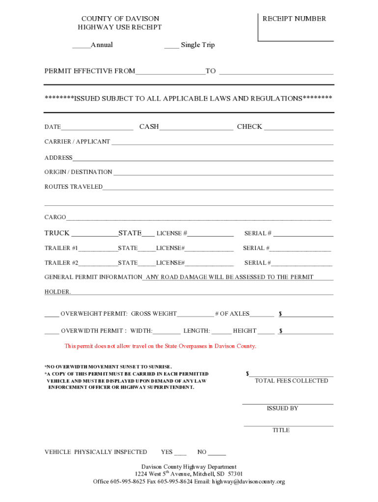 Fillable Online RCW 46.16A.320: Vehicle trip permitsRestrictions and ...