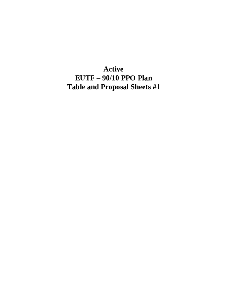 eutf active vision plan table and proposal sheets #1 - eutf hawaii Doc ...