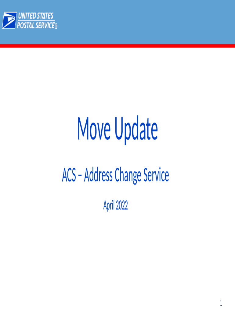 Fillable Online ACS Address Change Service Fax Email Print - pdfFiller