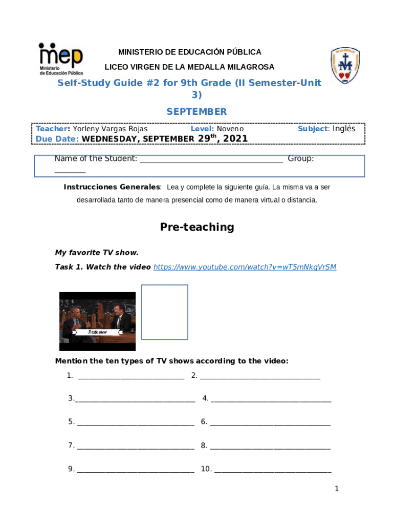 LICEO VIRGEN DE LA MEDALLA MILAGROSA Doc Template | pdfFiller