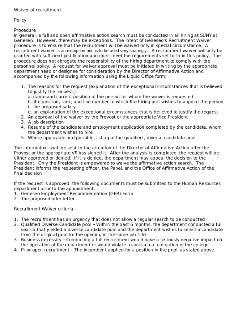 Affirmative Action for Applicants, Students, Employees Doc Template ...