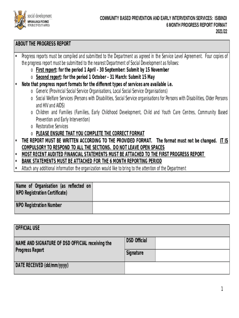 Position - Mpumalanga Department of Social Development's Doc Template ...