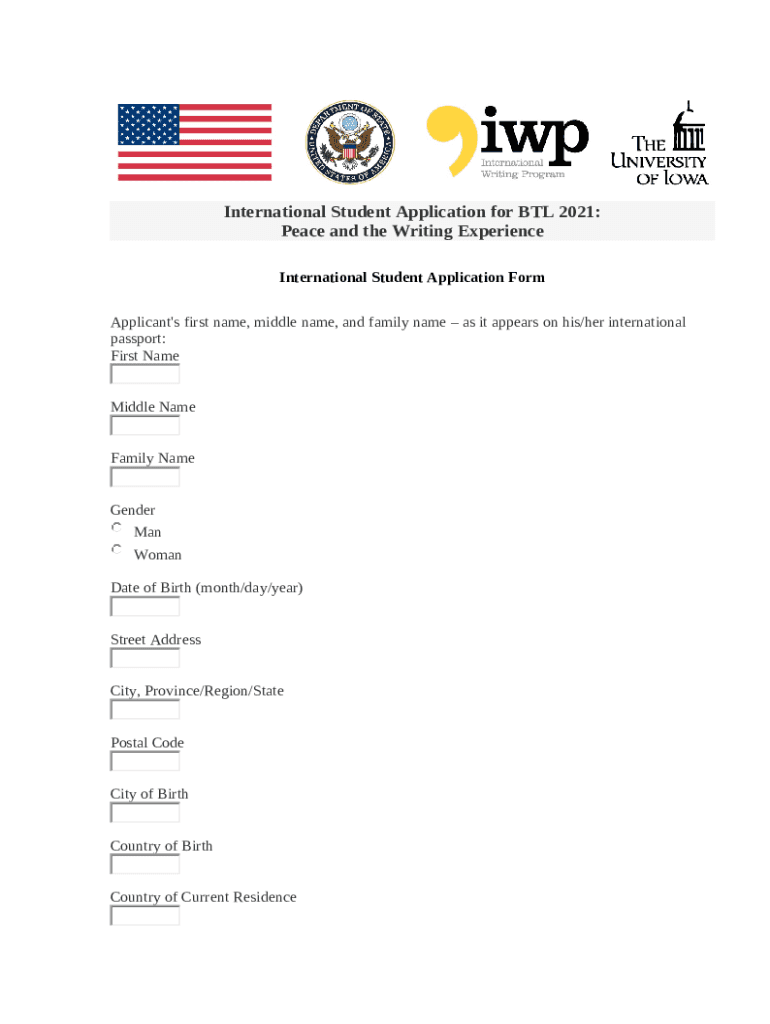 BTL-Application- Doc Template | pdfFiller