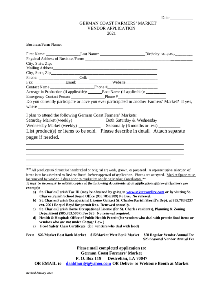 New Product Application Doc Template | pdfFiller