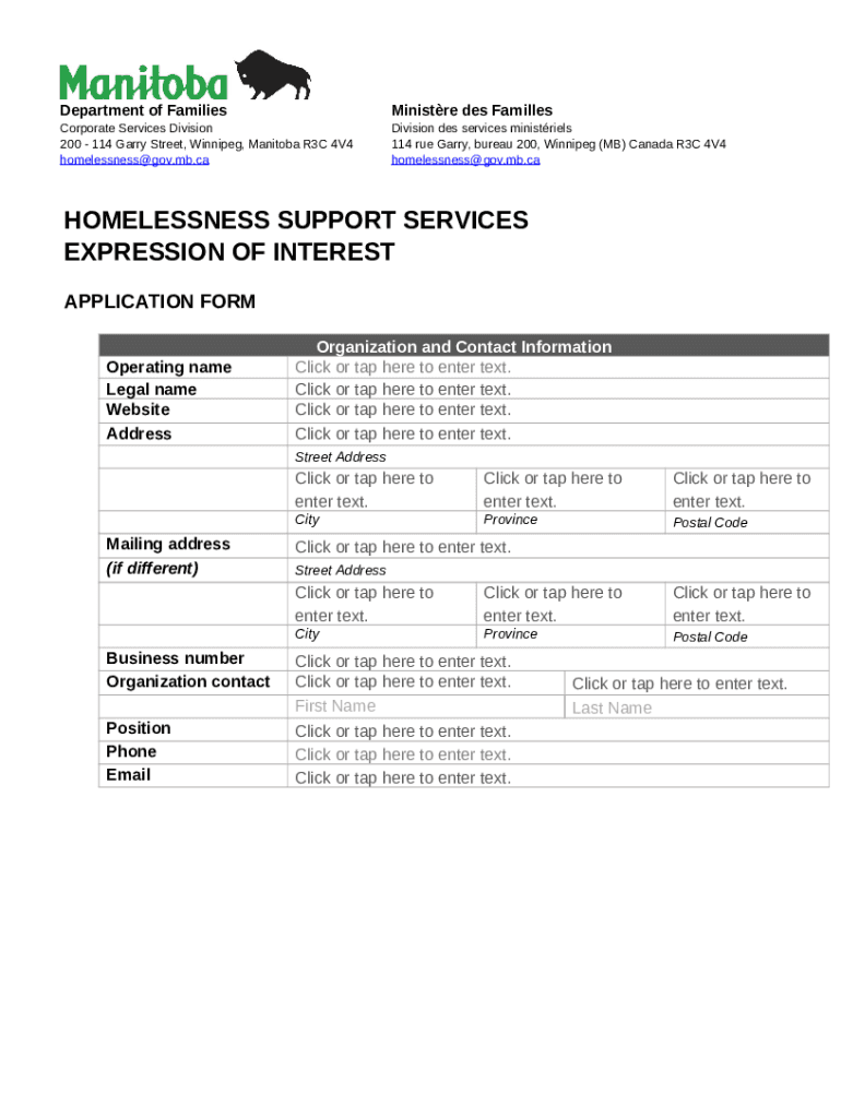 Find Immediate Homelessness Assistance Doc Template | pdfFiller