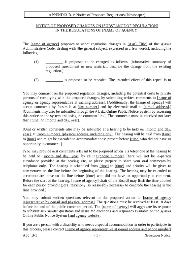 CHAPTER 11 RULEMAKING Table of Contents Section ... - law alaska Doc ...