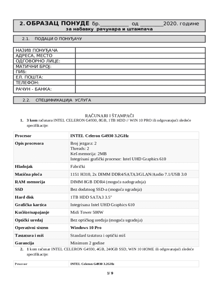 UNARI I Doc Template | pdfFiller