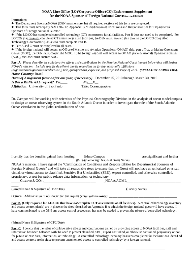 8Instructions (This must be typed). - NOAA/AOML Doc Template | pdfFiller