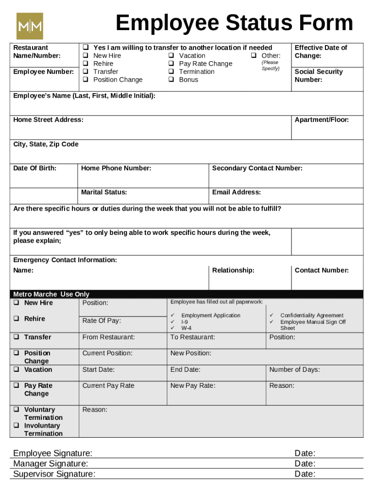 Rehire & Transfer Guidance Doc Template | pdfFiller