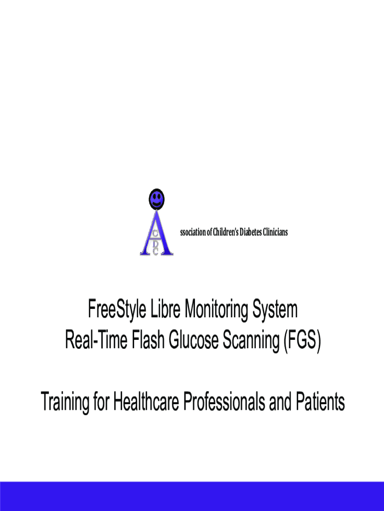 Fillable Online Real-Time Flash Glucose Scanning (FGS) Training for ... Fax Email Print - pdfFiller