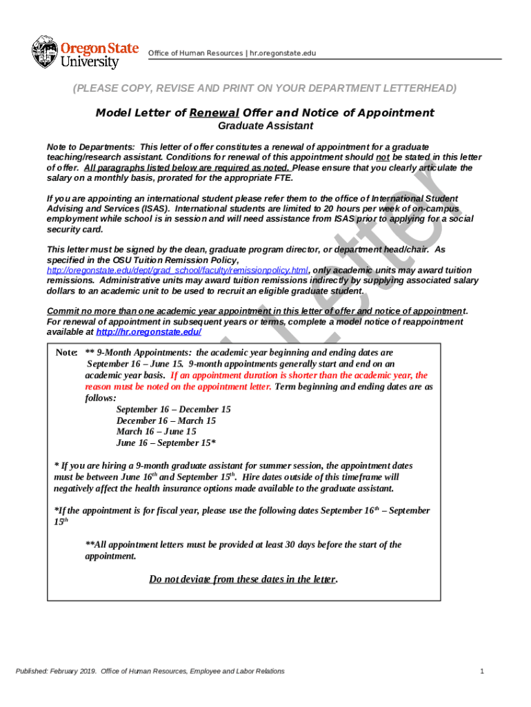 faculty-appointment-renewal-letter-template. ... Doc Template | pdfFiller