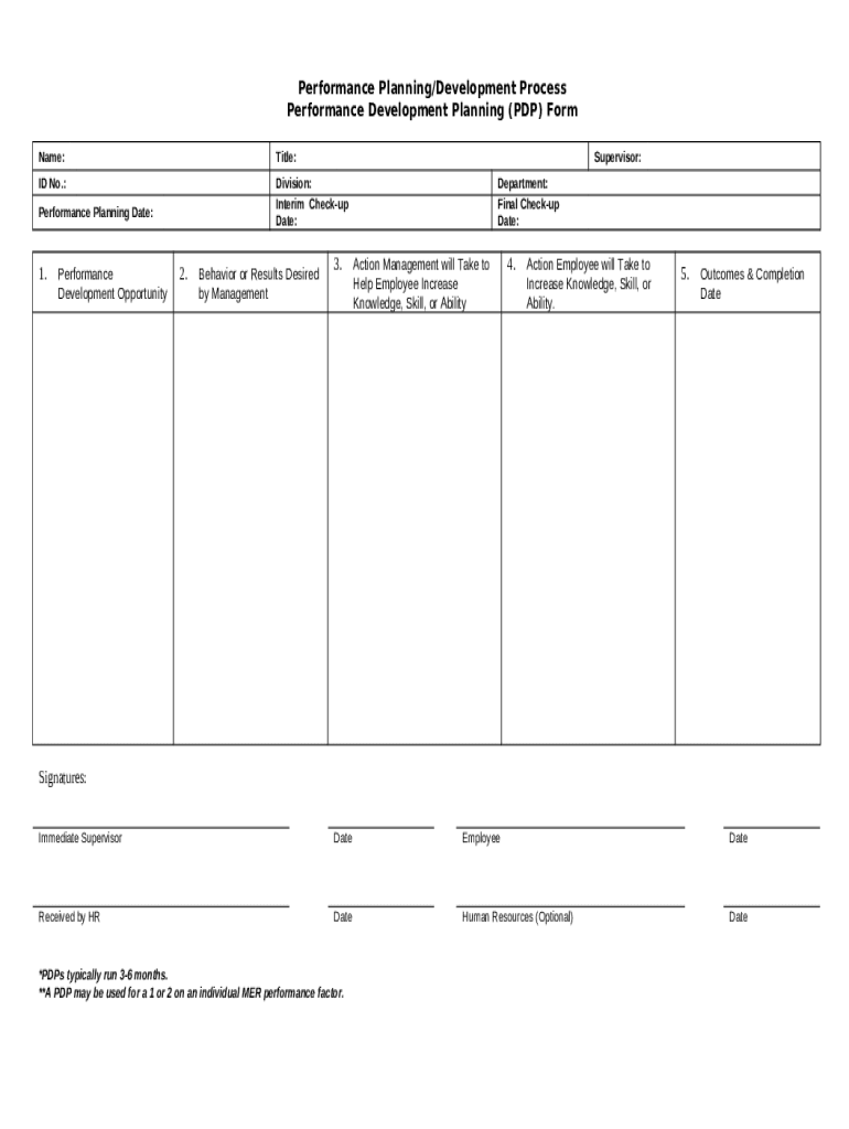 Perance Planning and Development (doc) Doc Template | pdfFiller
