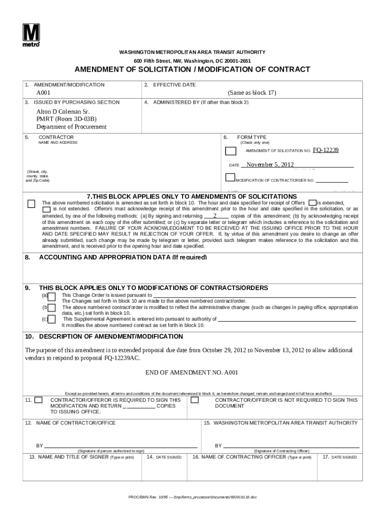 RFP FQ12239AC AMENDMENT A001.doc Doc Template | pdfFiller
