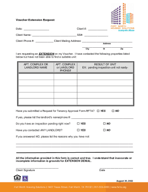 Fillable Online Voucher Extension Request - NMA Portal Fax Email Print ...