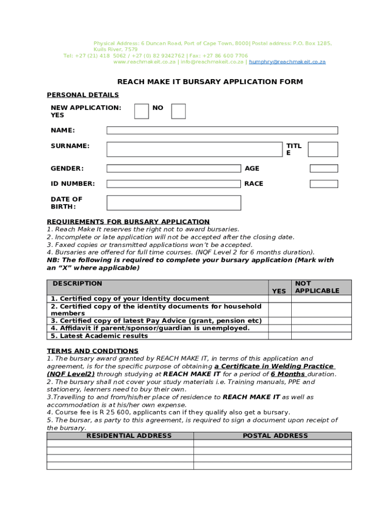 16 to19 Bursary Fund application - YouTube Doc Template | pdfFiller