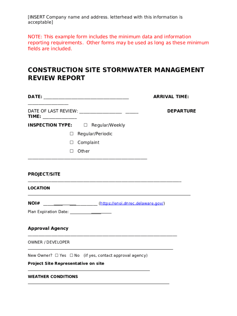 Chapter NR 216 - STORM WATER DISCHARGE PERMITS Doc Template | pdfFiller