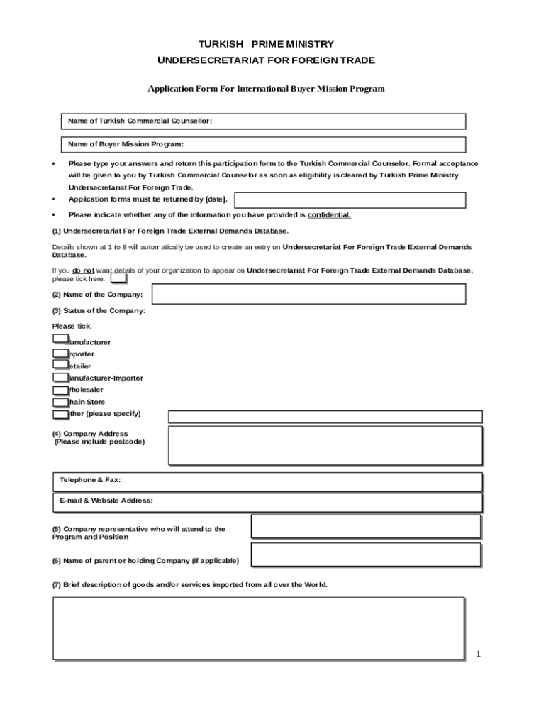 Online sme government turkey international buyer ... Doc Template ...