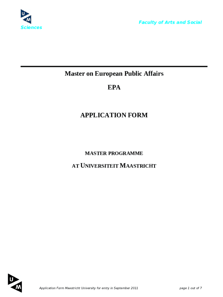 Instructions Application Master Programmes Utrecht ... Doc Template | pdfFiller