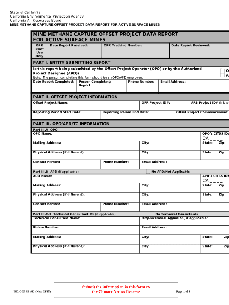 COI/Novs - California Air Resources Board - CA.gov Doc Template | pdfFiller
