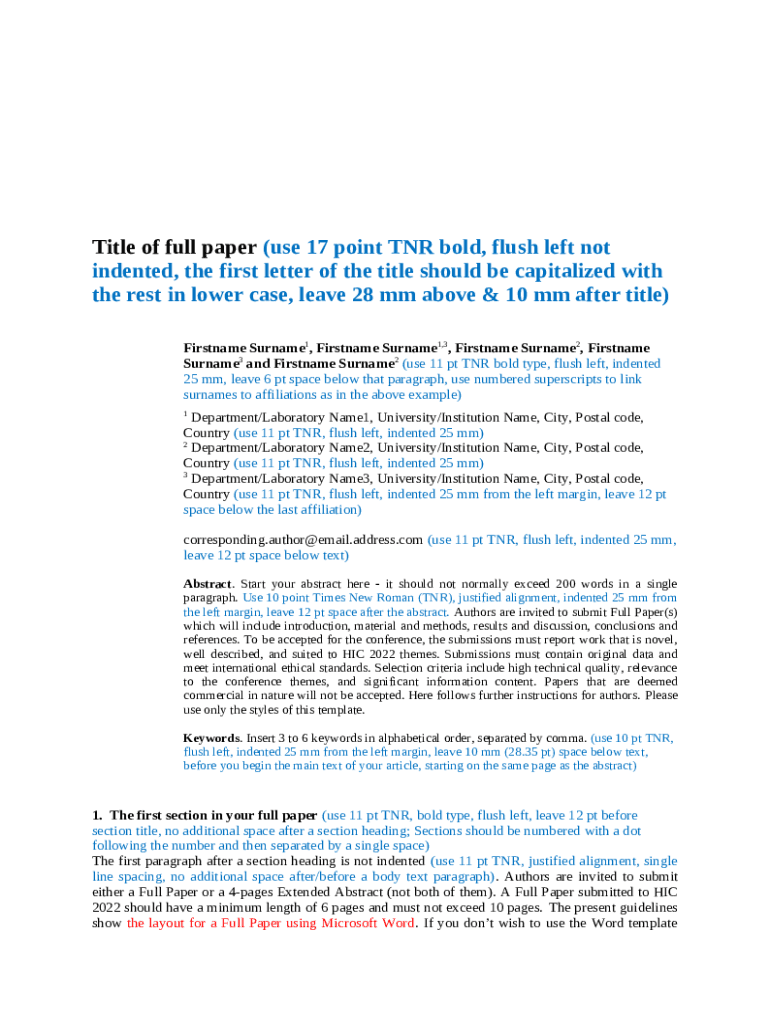 Oceanic Linguistics Template Doc Template | pdfFiller